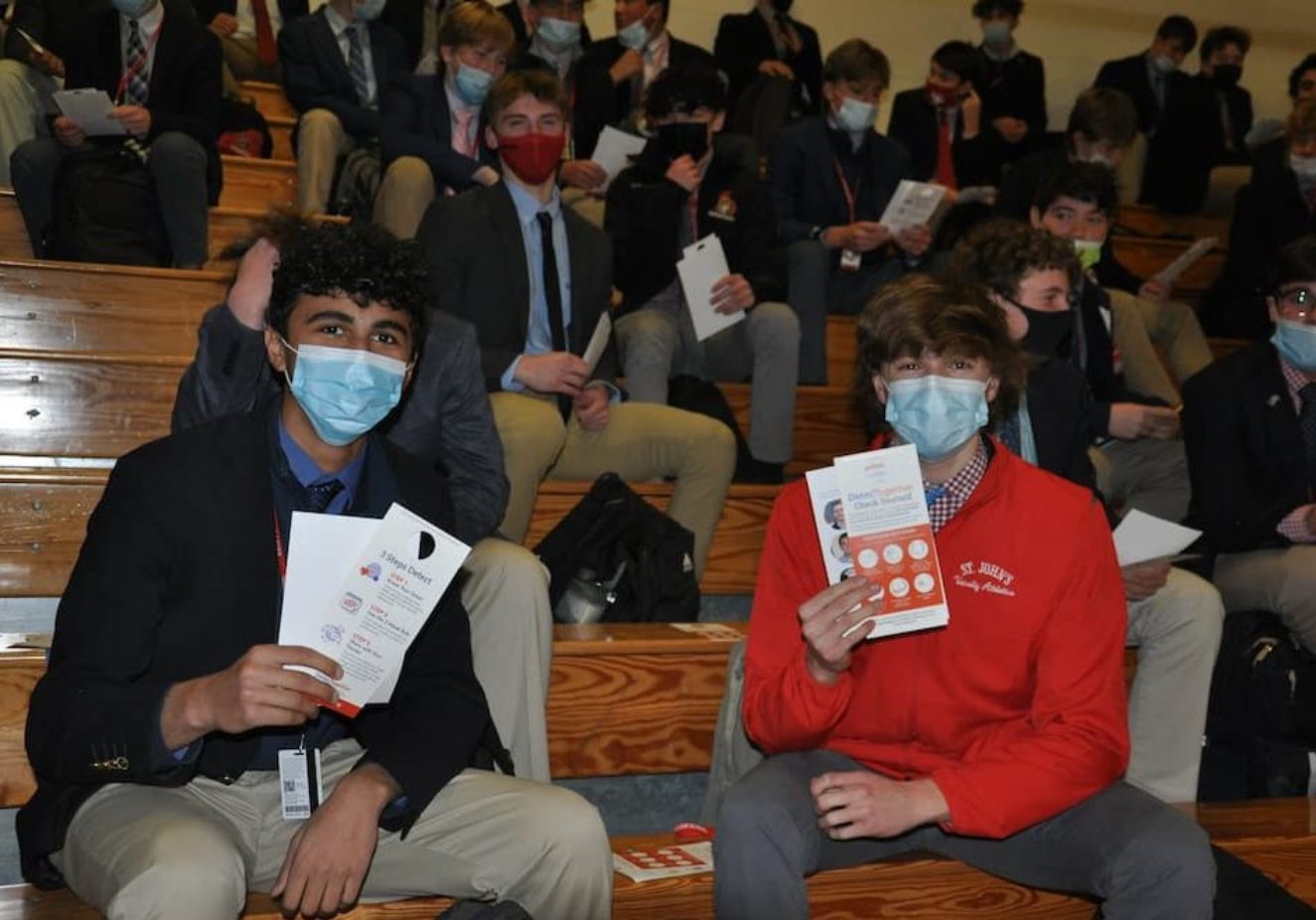 St. John's High School Students Learn 3 Steps Detect - DetecTogether